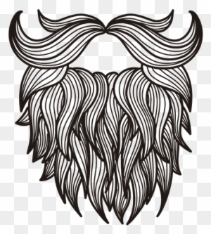 Beard Line Drawing