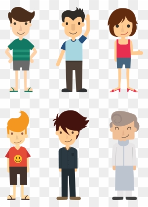 People Vector Png - People Illustration - Free Transparent PNG Clipart ...