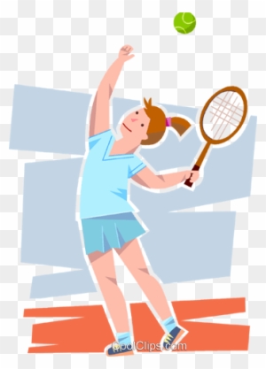 Girls Playing Tennis Clipart Png
