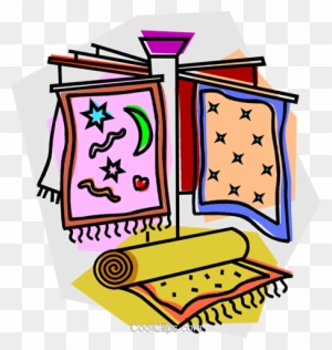 Vector Illustration Of Carpet Rug Floor Covering - Clip Art - Free ...