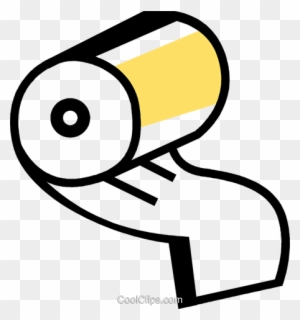 Toilet Paper Royalty Free Vector Clip Art Illustration - Illustration ...