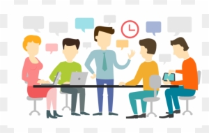 Faculty Group Part Collaborating With Experts A - Faculty Meeting Clip ...