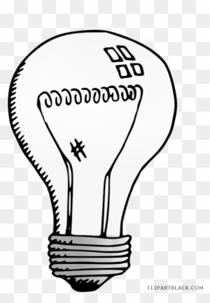 Light Bulb Clipart Black And White, Transparent PNG Clipart Images Free ...