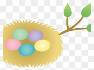 Ham Clipart Easter - Cartoon Eggs In A Nest - Free Transparent PNG ...