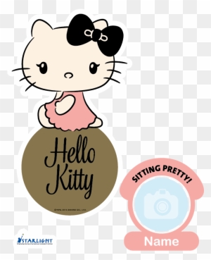 Kitty Clip Art - Hello Kitty Sitting Down - Full Size PNG Clipart ...