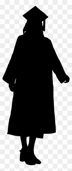 Graduate Walking Silhouette