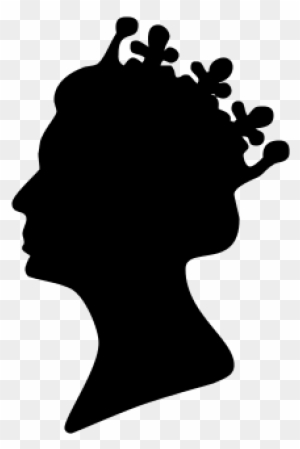 Queens Head Outline Clipart