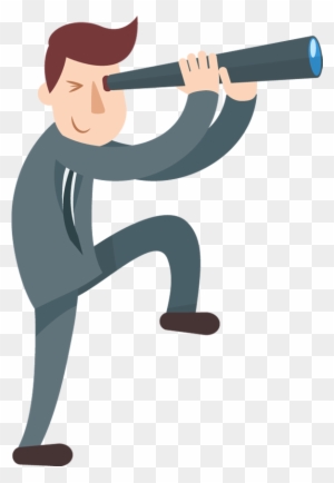 Prospecting - Looking Through Binoculars Clipart - Free Transparent PNG ...