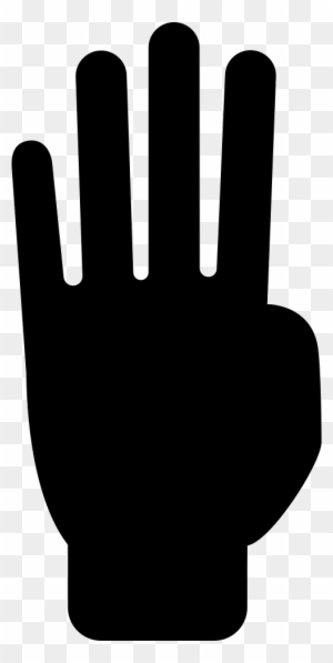 Hand Counting Four On Fingers - Finger-counting - Free Transparent PNG ...