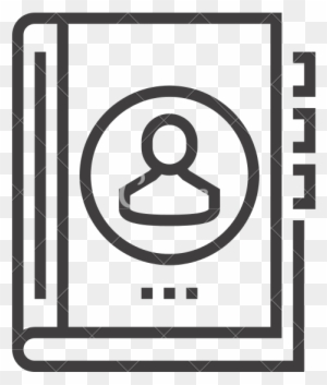 Contact List Isolated Icon - Contact List - Free Transparent PNG ...