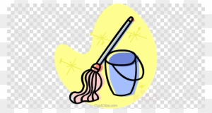 Cinderella Mop And Bucket Clipart - Beauty And The Beast Broomstick ...