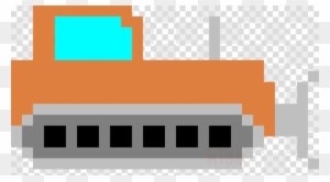 Pixel Bulldozer Clipart Pixel Art Bulldozer Clip Art - Clip Art - Full ...