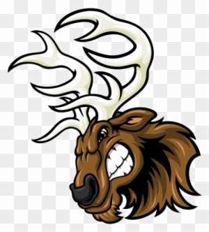 Angry Moose Head Drawing