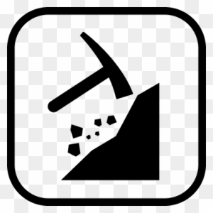 Mining Work Zone Vector - Icono Mineria - Free Transparent PNG Clipart ...