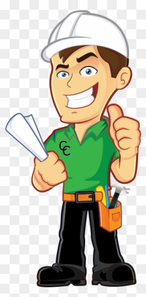 Contractor Clipart Construction Company - Construction Manager Cartoon ...