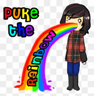 Puke The Rainbow Fullview By ~lylyaniwaki On Deviantart - Cupcake Girl - Free Transparent PNG ...