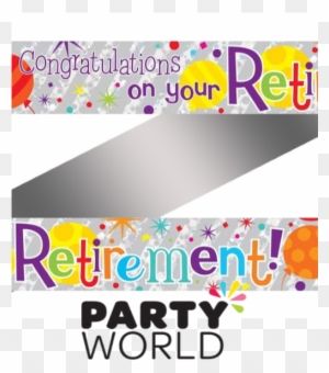 Congratulations Banner Clip Art - Congratulation On Your Retirement ...