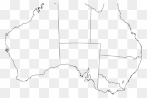 Clip Art Royalty Free Stock Map Line Full Hd - Blank Map Of Australia ...