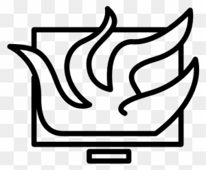 Drawing Of A Computer Monitor Free Image - Computer Drawing Png - Free ...