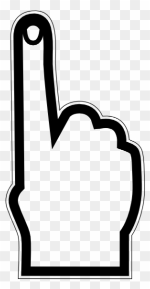 Finger Clipart Frame - Outline Image Of Finger - Free Transparent PNG ...