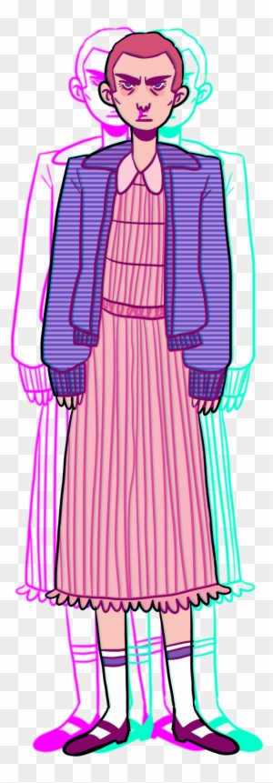 Eleven Sticker - Eleven Stranger Things Kawaii - Free Transparent PNG ...