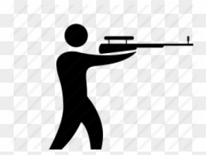 Olympic Games Clipart Sporty Person - Shoot Rifle - Free Transparent ...