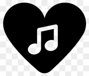 Heart Music Note Png - Music Note Button Transparent Heart - Free ...