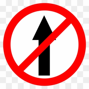 The Year Of The Incumbents - Do Not Go Straight Sign - Free Transparent ...