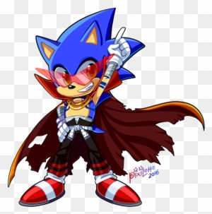 Sonic Kamina Chibi By Pixilette-star - Chibi Sonic - Free Transparent ...