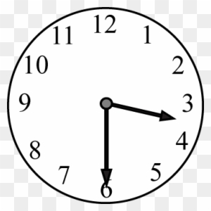 Half Past The Hour Clock Face Clip Art - Half Past 9 O Clock - Free ...