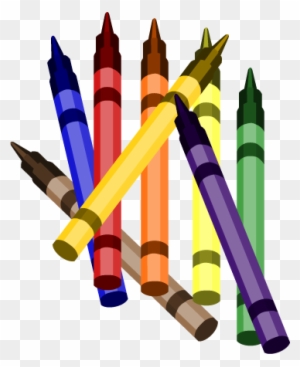 Crayons And Markers Clipart