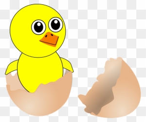 Easter Chick Hatching From Egg Clip Art - Circle - Free Transparent PNG ...