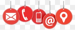 Image Result For Contact Info - Contact Us Red - Free Transparent PNG ...