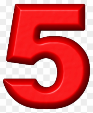 Red Refrigerator Magnet - Number 6 In Red - Free Transparent PNG ...