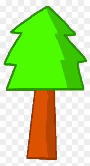 Svg Royalty Free Library Image Png Object Shows - Bfdi Pine Tree - Free ...