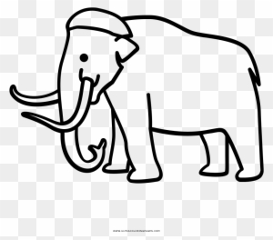 Mammoth Coloring Page Ultra Coloring Pages - Desenho De Um Mamute ...