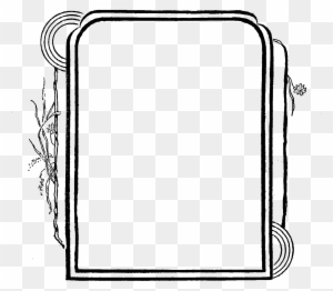 Graphic Black And White Stock Digital Frame Clipart - Line Art - Free ...