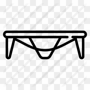 Trampoline Illustration Icon - Trampoline Drawing Transparent ...