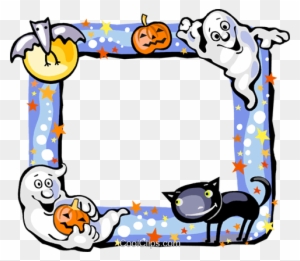 Halloween Frame Royalty Free Vector Clip Art Illustration - Marcos ...