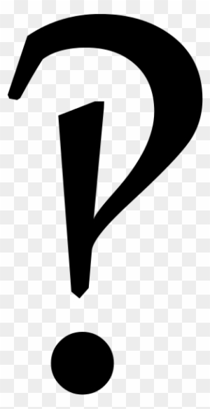 An Interrobang In The Palatino Linotype Font - Question Mark ...