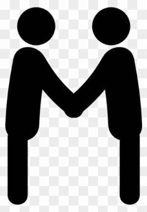 Clip Art Royalty Free Couple Salute Business Men Icon - Greeting Icon ...