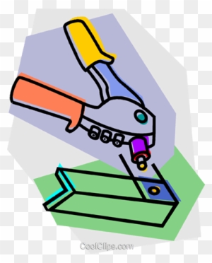 Rivet Gun Royalty Free Vector Clip Art Illustration - Rivet Gun Royalty ...