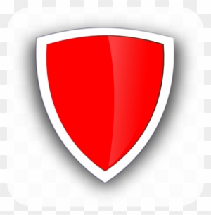 Shield-red Clip Art At Clker - Red Shield Logo Vector - Free ...