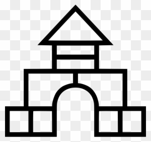 Four Building Blocks Clipart