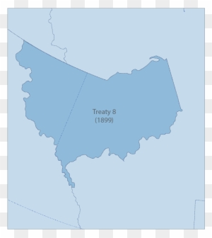 Close Up Of Treaty 8 In - Map - Free Transparent PNG Clipart Images ...