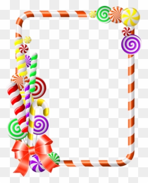 Free Christmas Picture Border Frames - Candy Cane Border Clip Art ...