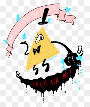 Bill Cipher Anime - Bill's Prophecy Canvas Print - Small By Insane ...