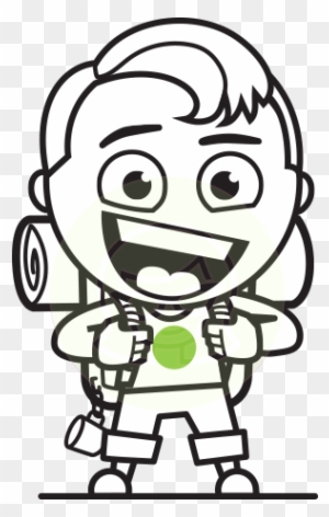 Reggie Full Of Outline Energy Reggie Full Of Outline - Cartoon - Free ...