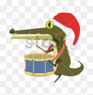 Alligator Playing Drums Clipart Alligators Crocodile - Alligators ...