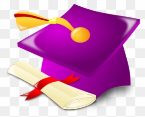 Purple Graduation Cap Png - Full Size PNG Clipart Images Download